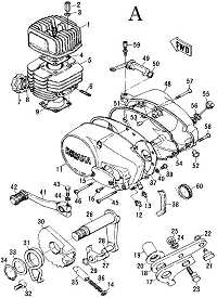 Model 96 Schematic List - Hodaka-Parts.com