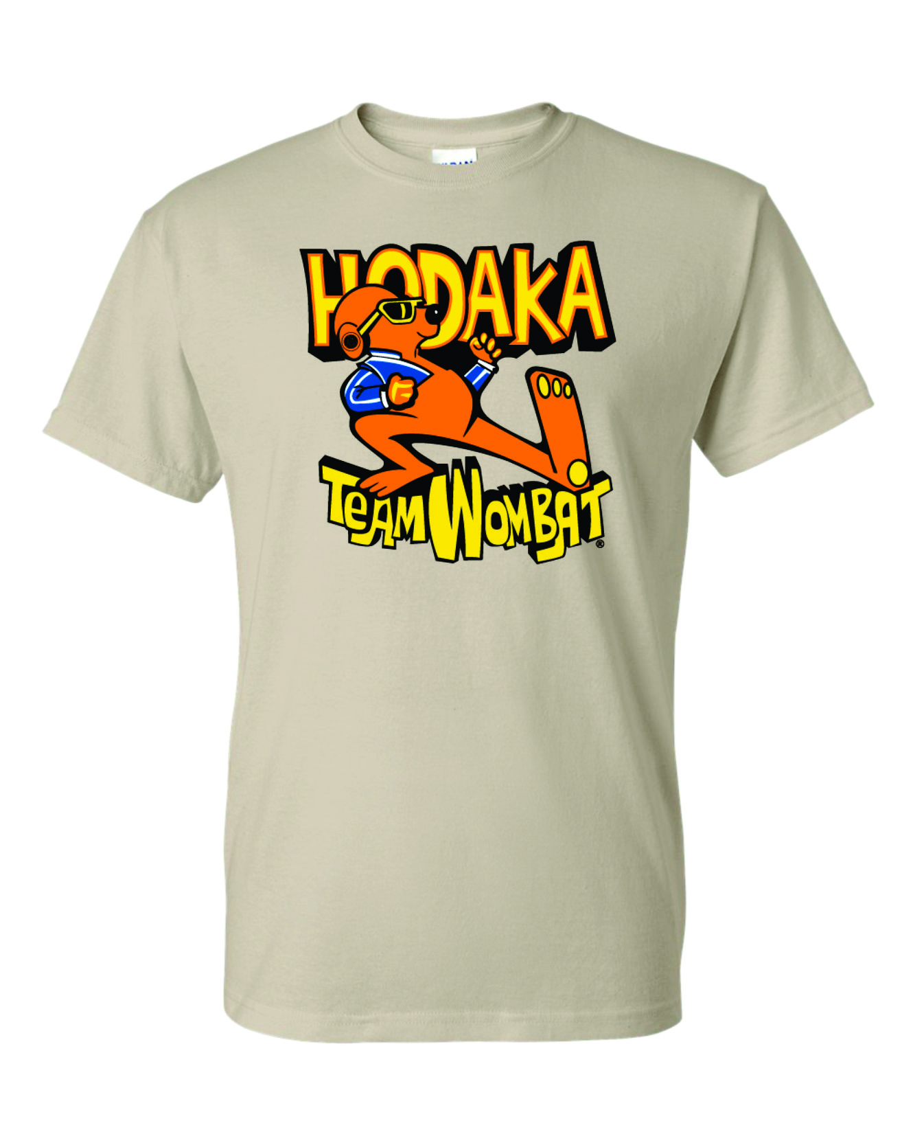 Hodaka Team Wombat Sand (Tan) T-Shirt - Hodaka-Parts.com