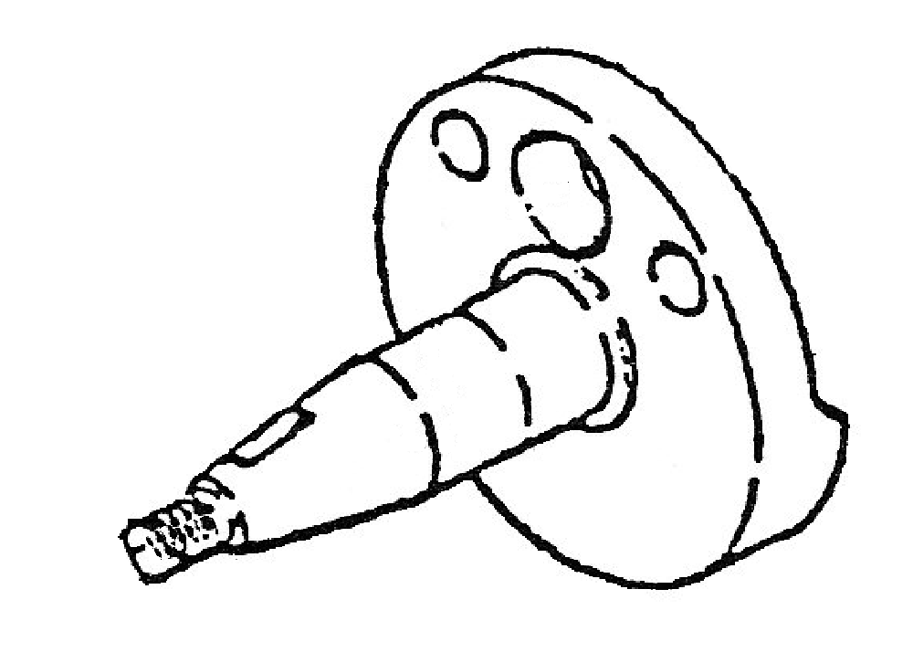 Crank shaft (magneto side) - Hodaka-Parts.com